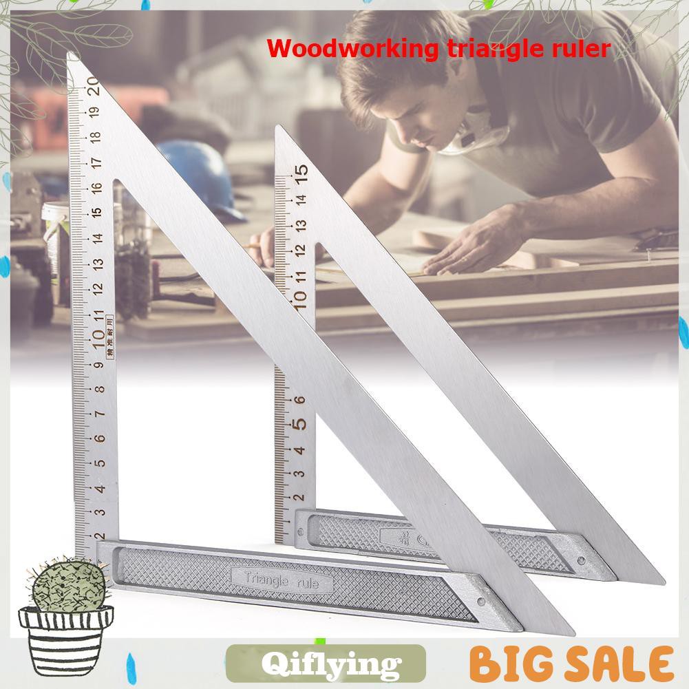 Ready Stock90 Right Angle Stainless Steel Triangle Ruler Woodworking ...
