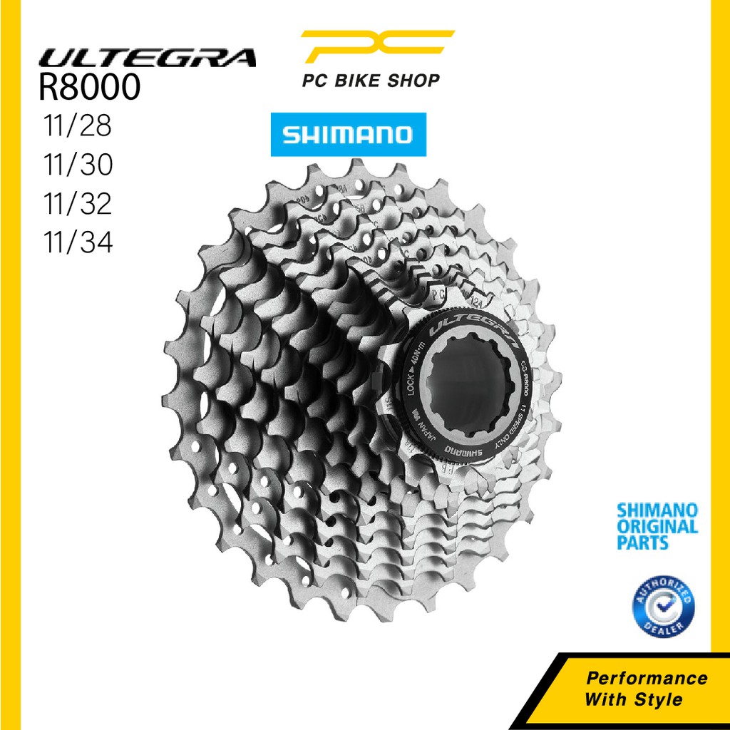 ORIGINAL Shimano Ultegra R8000 11/28 11/30 11/32 11/34 CASSETTE CS 11 ...