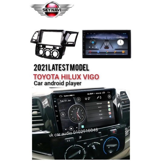 TOYOTA HILUX VIGO CAR ANDROID PLAYER | Shopee Malaysia