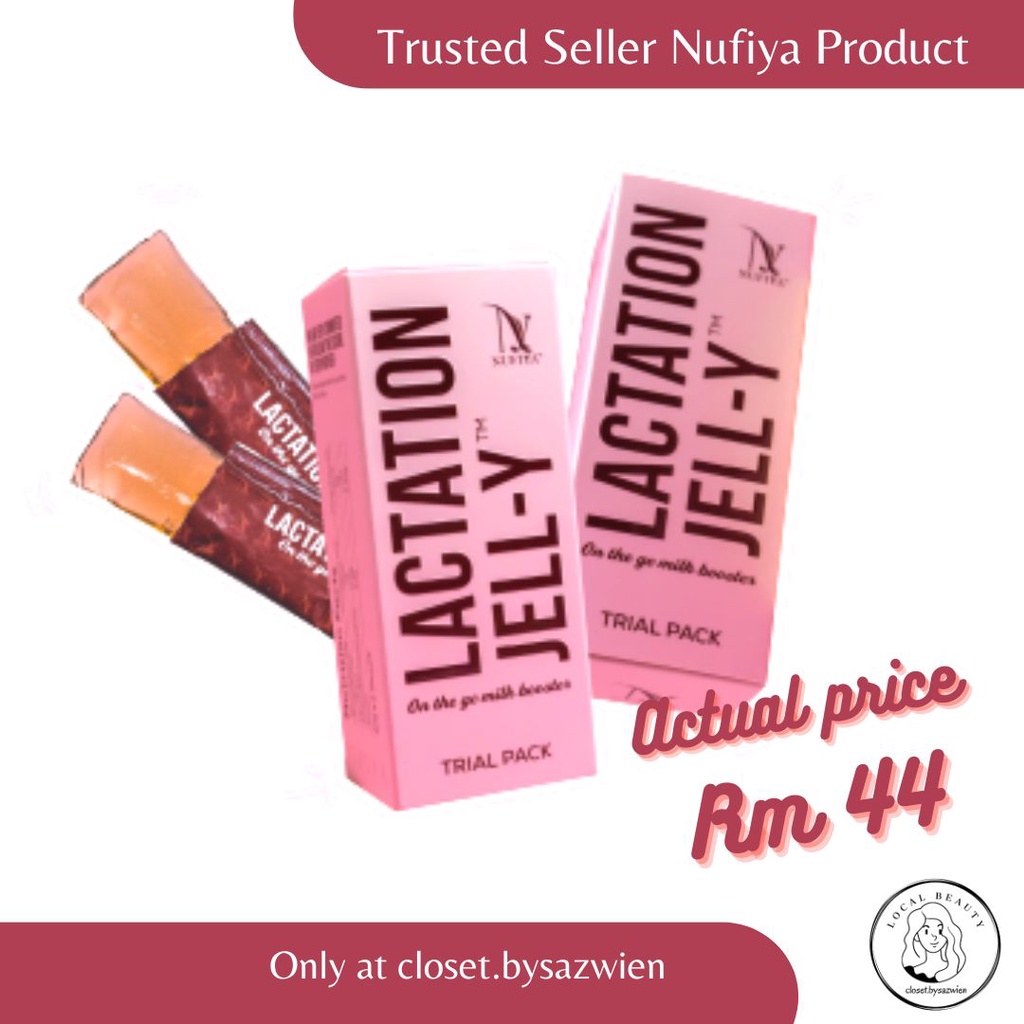 Lactation Jelly Nufiya [WAJIB CUBA] Organic Milk Booster On The Go ...