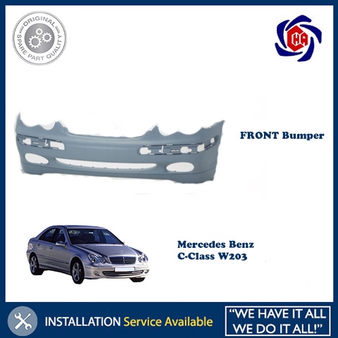 Mercedes Benz C-Class W203 Front Bumper DEPAN Bumpers (1 pc) | Shopee ...
