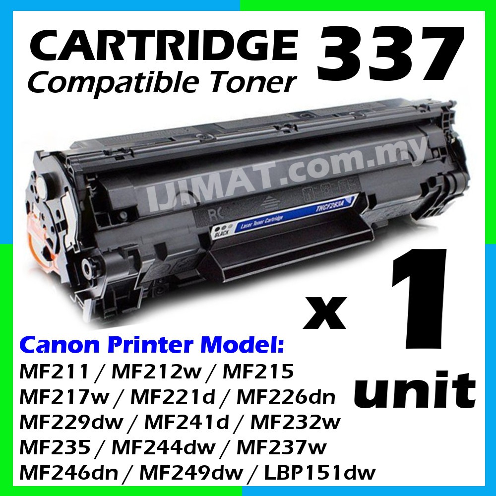 Cartridge 337 CRG Compatible Canon ImageCLASS MF-211 MF-212w MF-215 MF ...