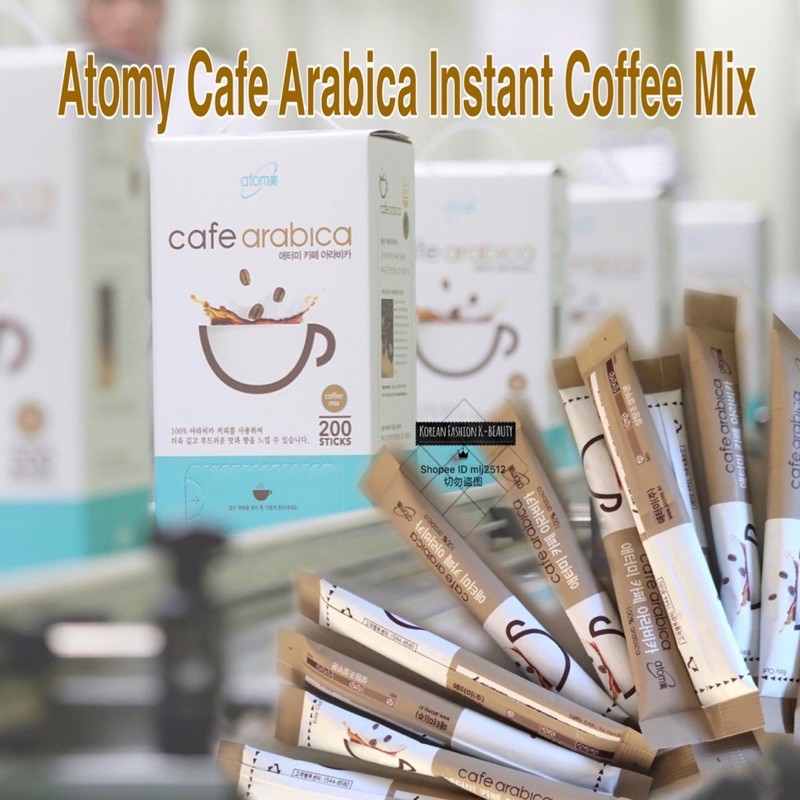 Ready Stock Atomy ★ Cafe Arabica Instant Coffee Mix (12g*stick ...