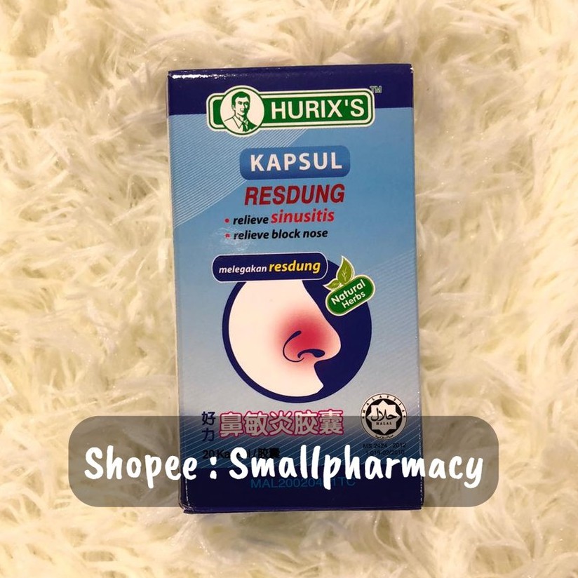 Hurix's Kapsul Resdung (20's) 605371 | Shopee Malaysia