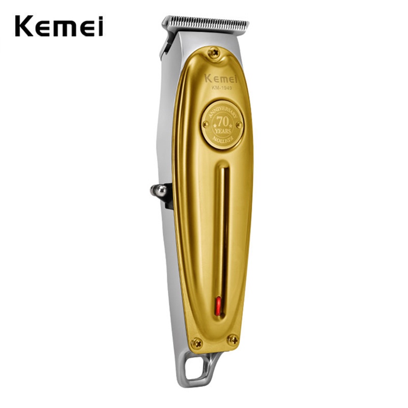 Kemei 1949 Electric Barber Full Metal Professional Cordless Hair Trimmer Men Beard Hair Clipper ...