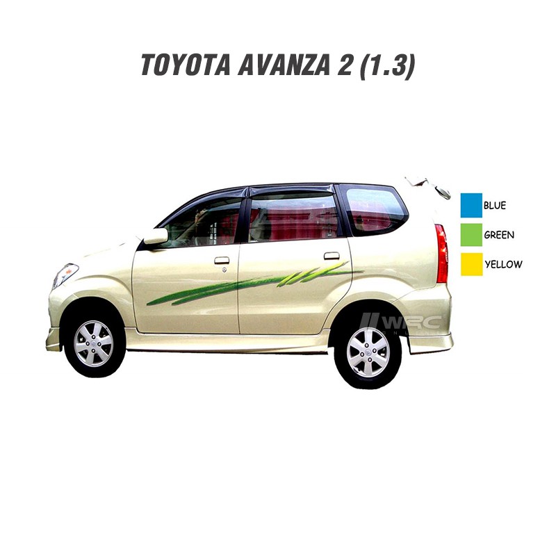 Toyota Avanza Body Sticker / Side Body Lining (New & Old Model ...