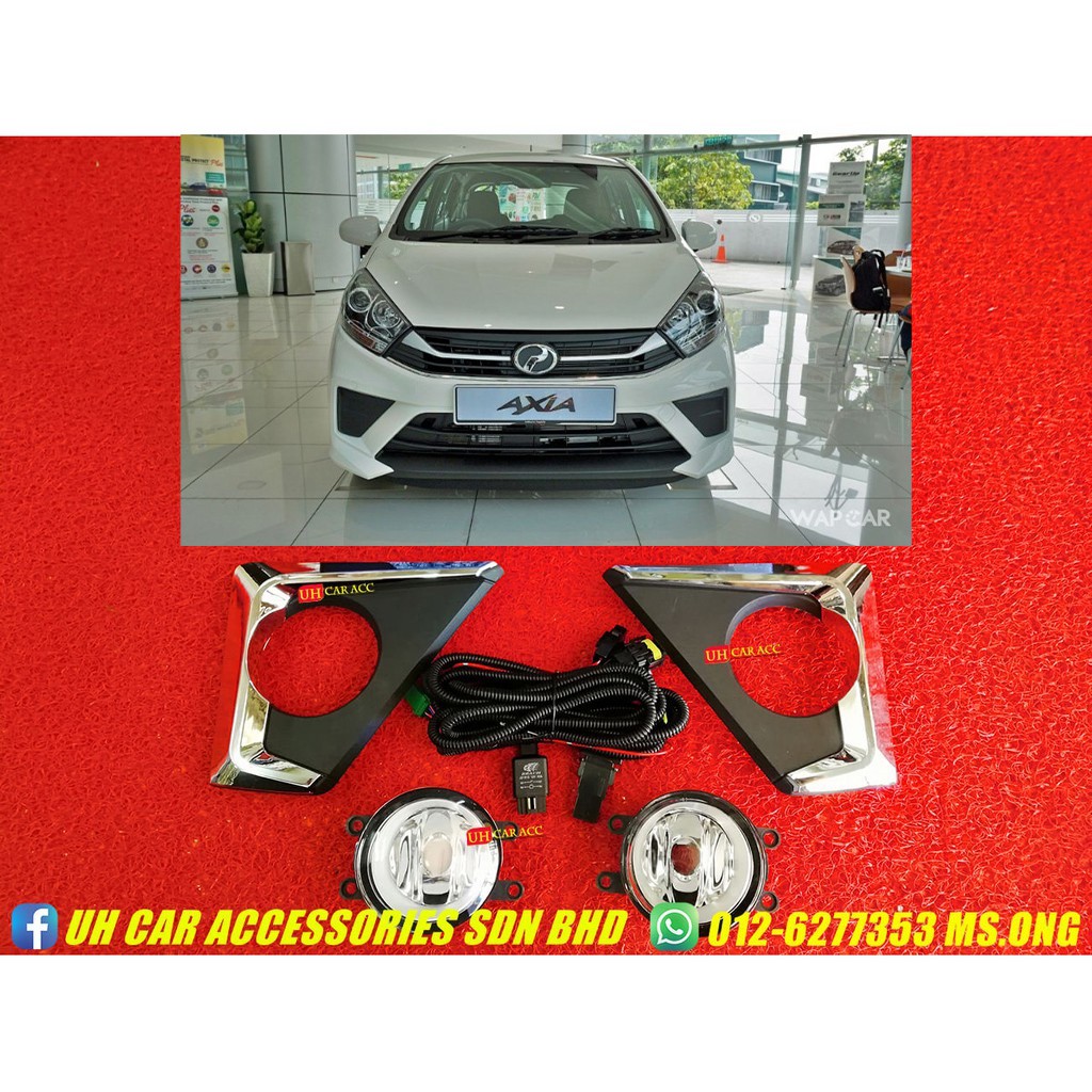 Perodua axia 2019 2020 fog gxtra lamp spot lights light READY STOCK ...