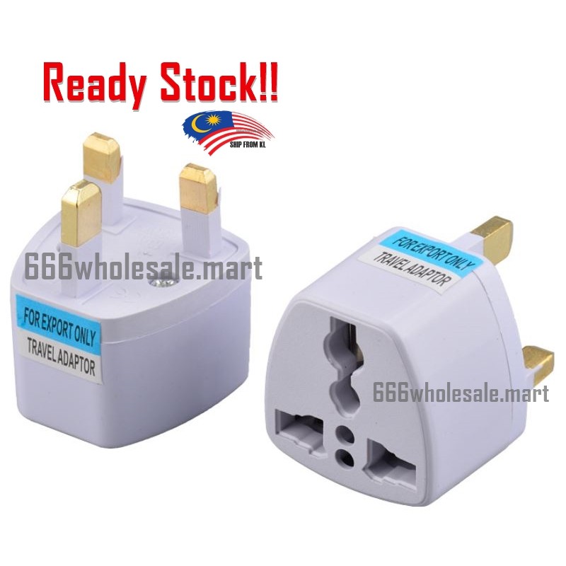 3 Pin Conversion Plug Universal Adapter British Socket Adapter Plug ...