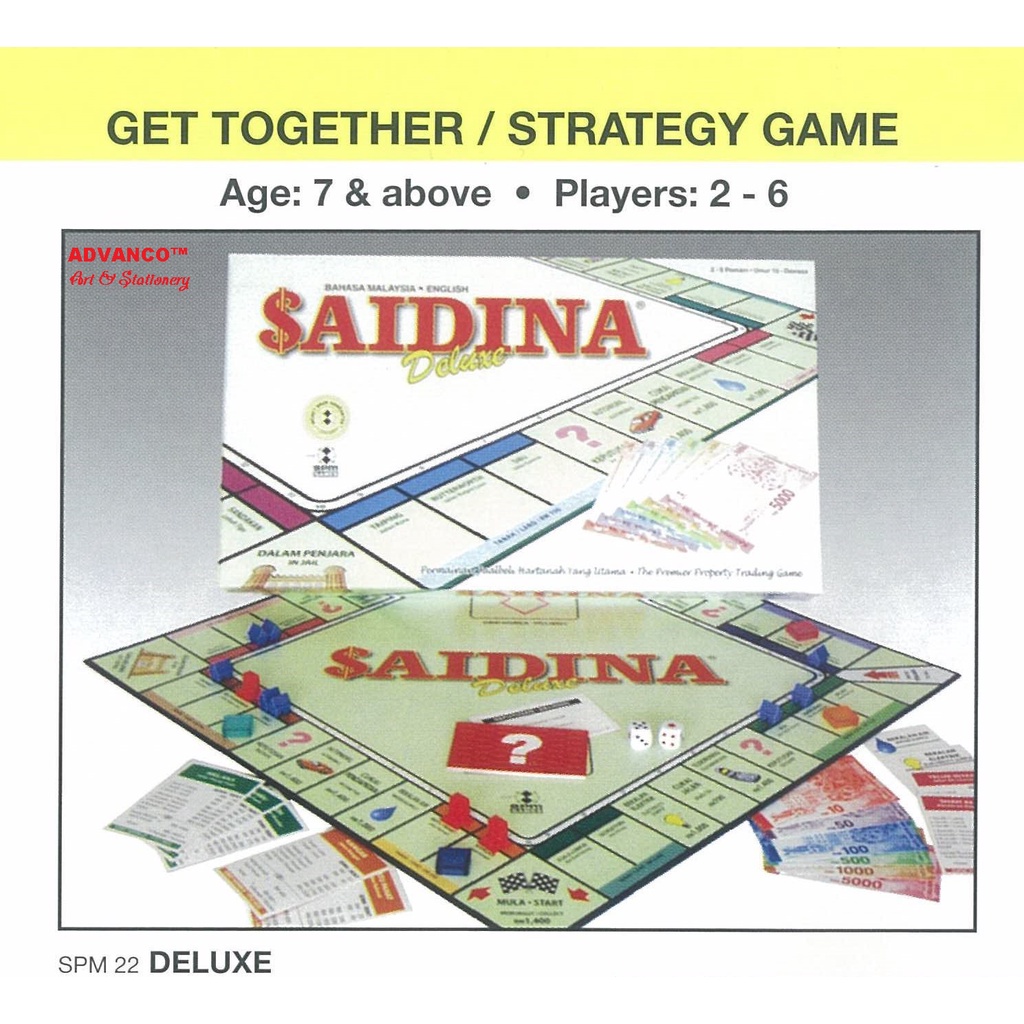 (SPM 22) SAIDINA DELUXE STRATEGY GAME | Shopee Malaysia