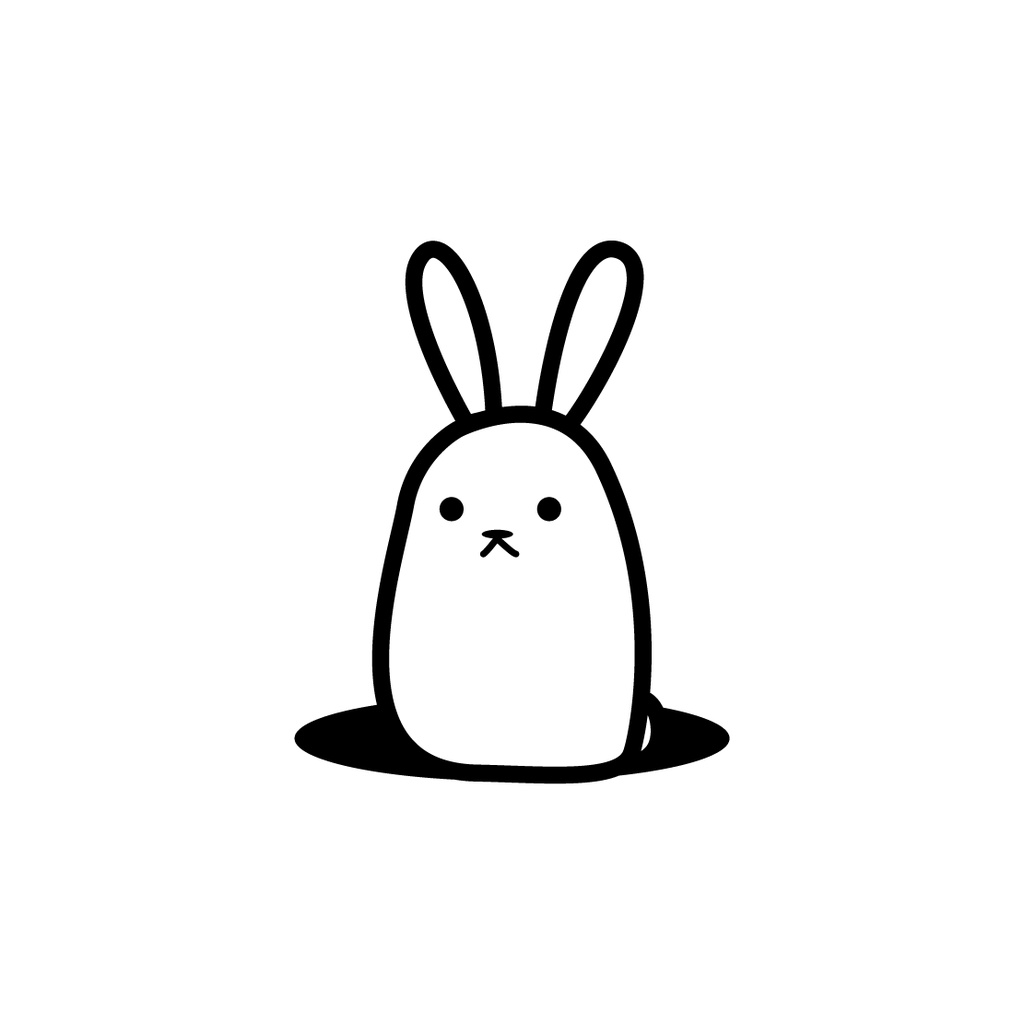 Burrow Bunny | Temporary Tattoo Sticker Waterproof | Shopee Malaysia