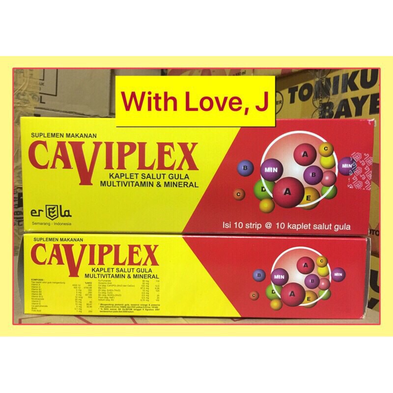 Caviplex Vitamins - Multivitamins & Minerals (100Caplets) | Shopee Malaysia