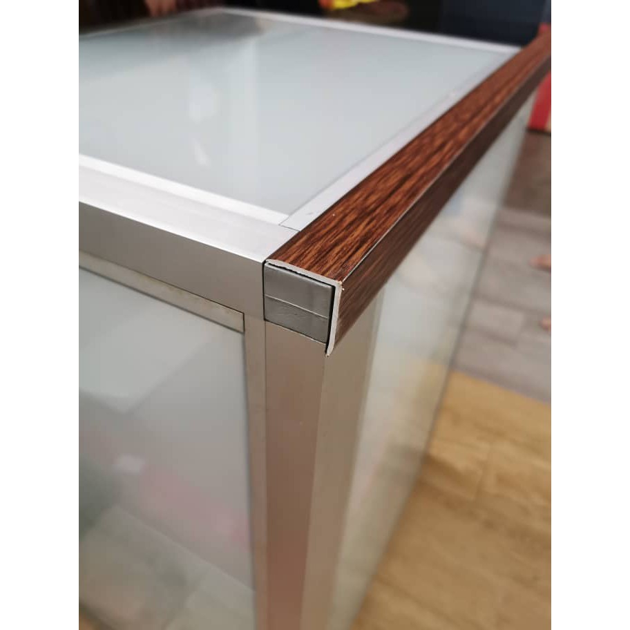 SPC/Vinyl PVC Medium L Profile (Staircase/Dropoff) - 4.5FT X 2PCS ...