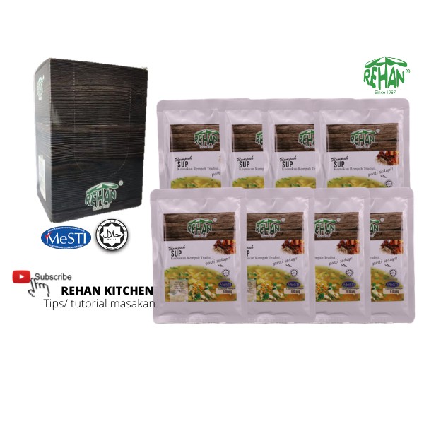 REHAN Soup Spices (50g x 8 packs) | Shopee Malaysia