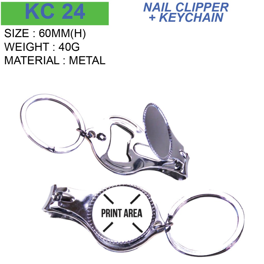 NAIL CLIPPER + KEYCHAIN / KC24 / Doorgift / Souvenir / Gifts / Event ...