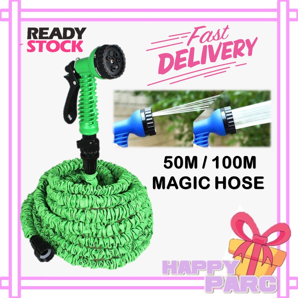 MAGIC HOSE EXPANDABLE WATER GARDEN HOSE HOME GARDEN PIPE AIR MAGIC ...