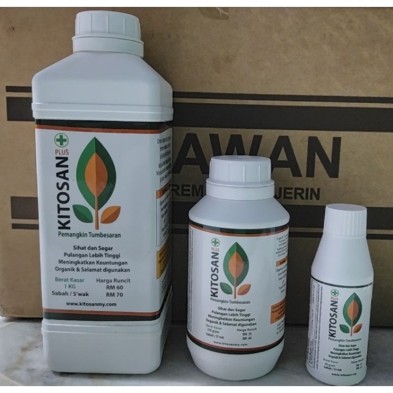 KITOSAN PLUS + PEMANGKIN TUMBESARAN SEMUA JENIS TANAMAN | Shopee Malaysia