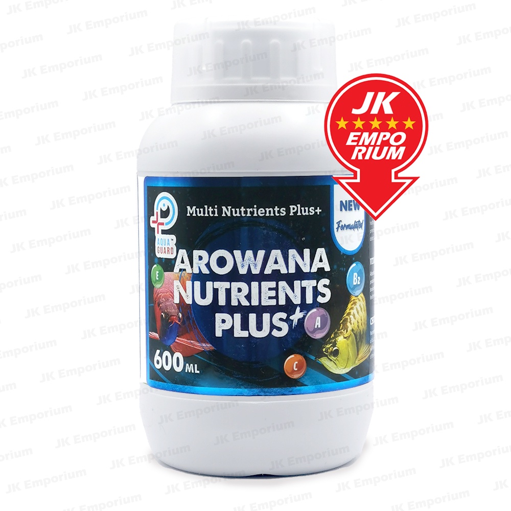 Aqua Guard Arowana Nutrients Plus+ 600ml Multi Vitamin Grooming Supplement Health Vital ...