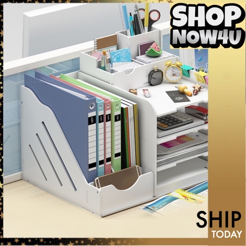 ShopNow Document Rack Office Table Storage File Organizer Document Rak ...