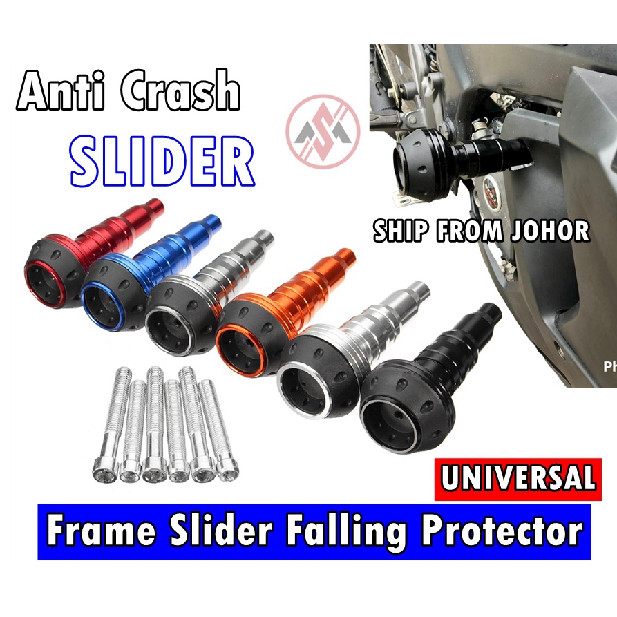 Motorcycle Bike CNC Exhaust Frame Slider Falling Protector Anti Crash ...
