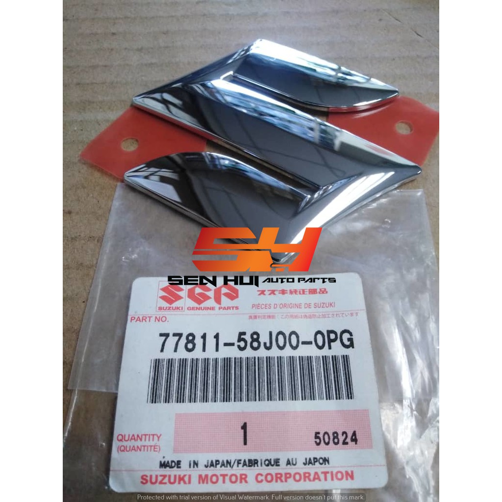 SUZUKI Jimny / APV / Kizashi / Proton Ertiga Back Door Name Plate S ...