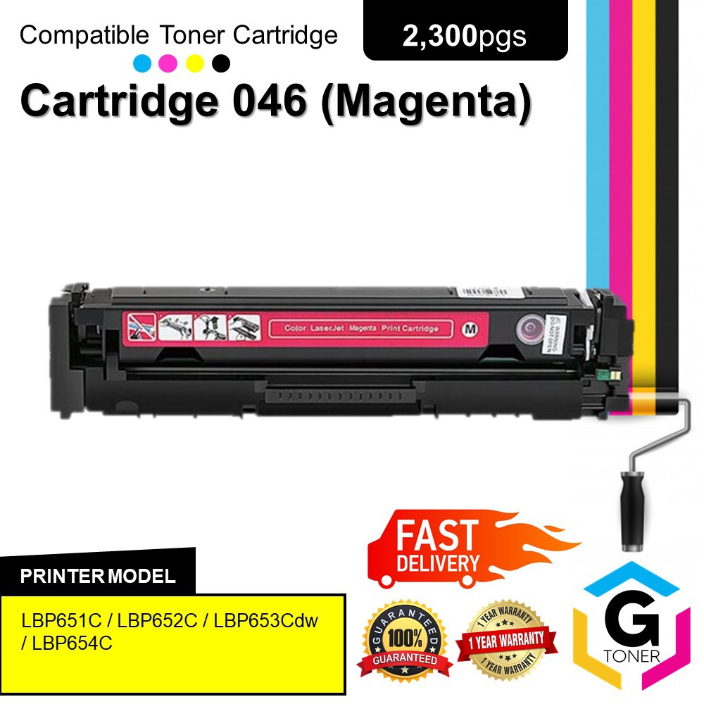 Compatible Canon Cartridge 046 Magenta Toner for LBP651C / LBP652C ...
