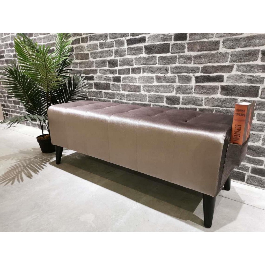 [OneHome] Sofa Bench Chair Stool Seat Ottoman Fabric Pocket Living Room ...