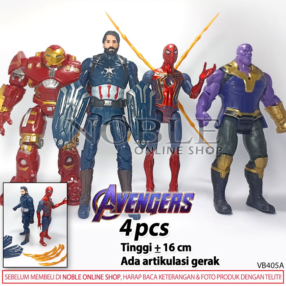 [4 Pcs] Avengers Endgame Action Figure Series A Super Hero Marvel ...