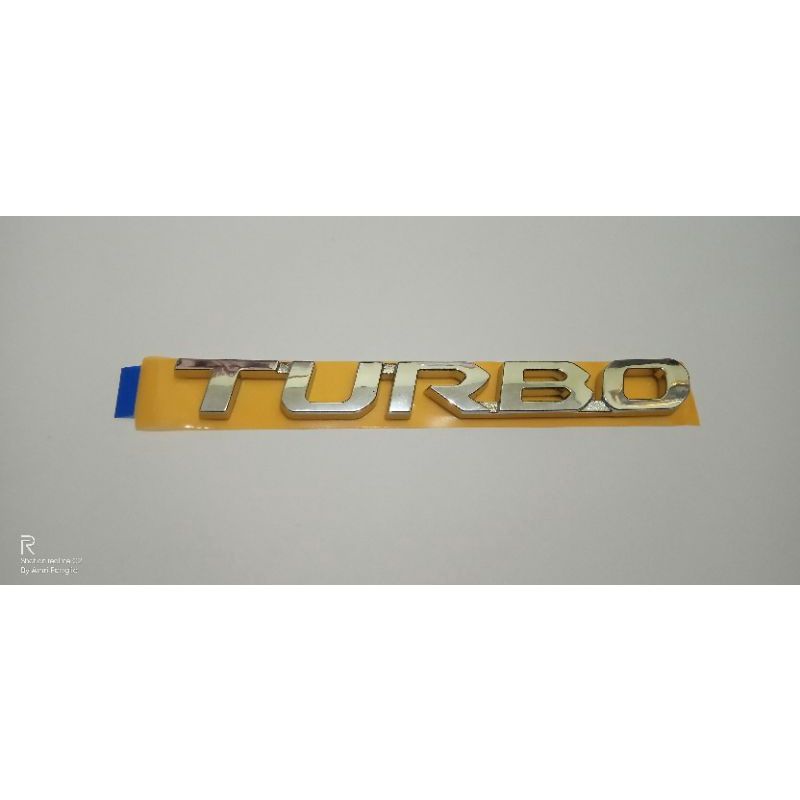 Original TURBO WRITING TURBO LOGO EMBLEM | Shopee Malaysia