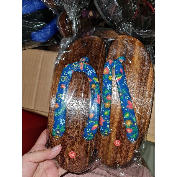 Japanese traditional shoe geta wooden slipper wooden shoe freesize ...