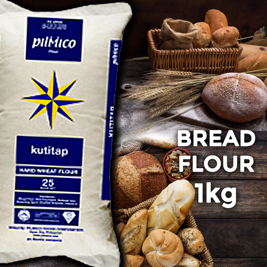Bread Flour "Kutitap" First Class 1 kg | Shopee Malaysia
