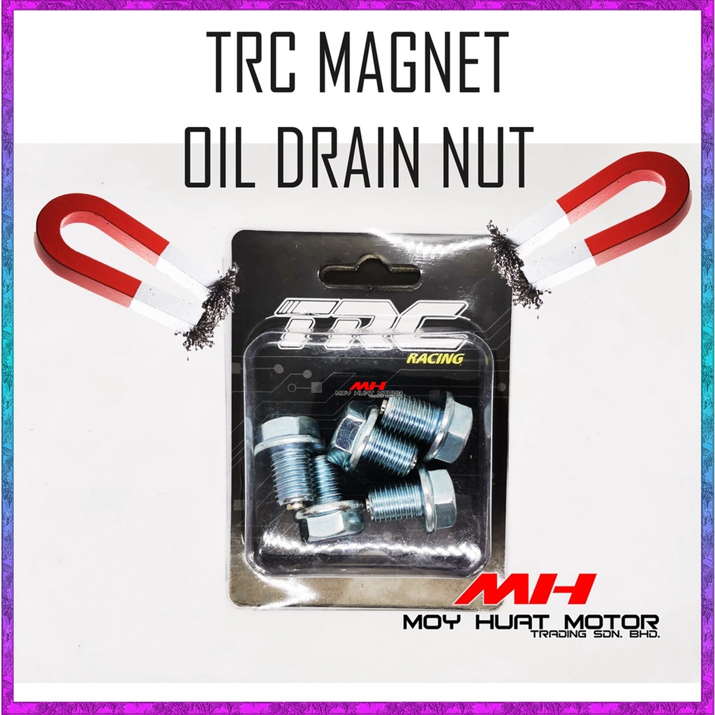 Original TRC HONDA SYM SCREW MINYAK HITAM " BERMAGNET " EX5 RS150 WAVE ...