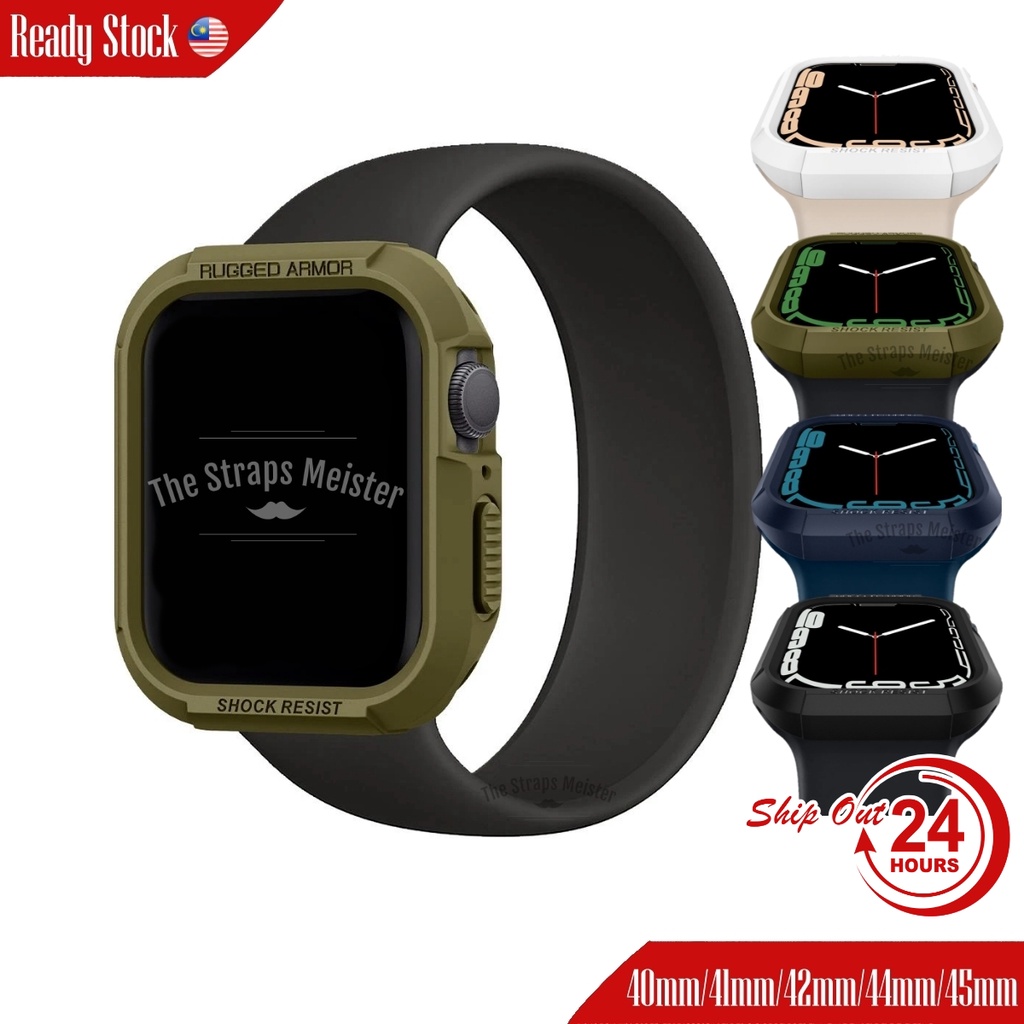 40mm 41mm 42mm 44mm 45mm New AW Full Protection Rugged Flexible Armor ...