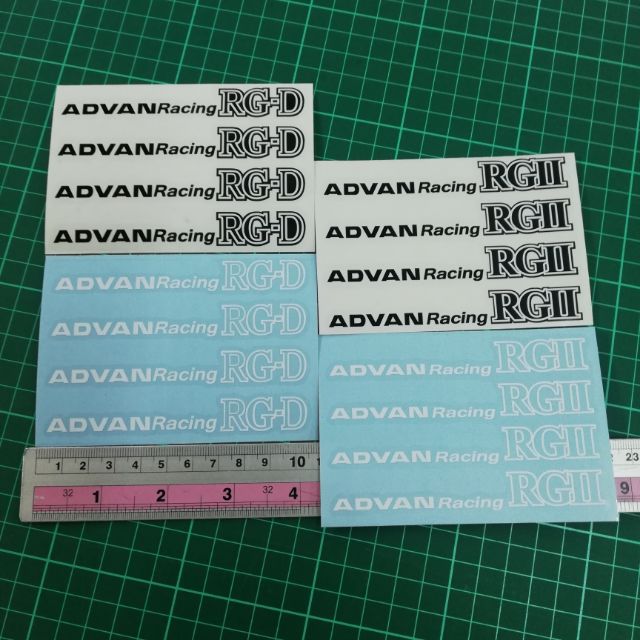 Sticker rim advan racing (RG-D / RGII) | Shopee Malaysia