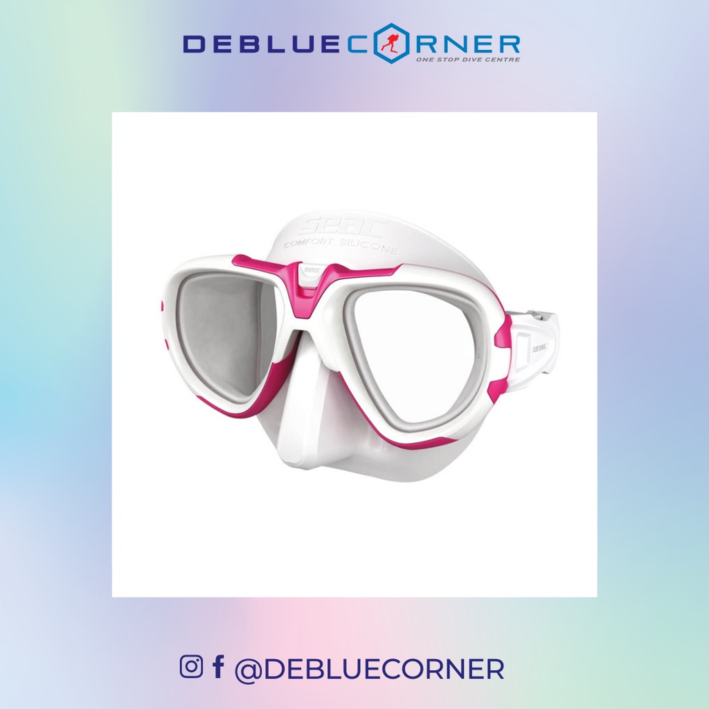 SEAC Fox Mask (Scuba Diving/Freediving) 100% Authentic Official Dealer ...