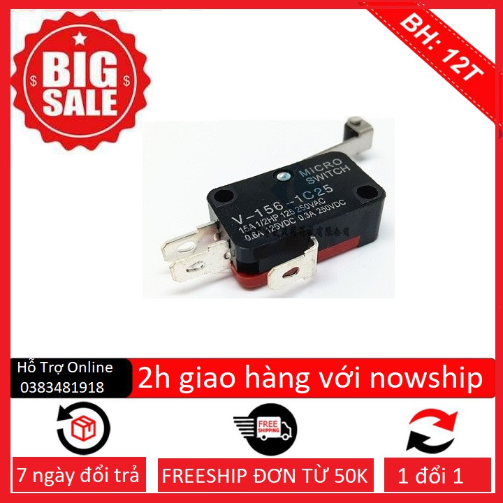 Omron limit switch V-156 15A- Linhkiendientubk | Shopee Malaysia