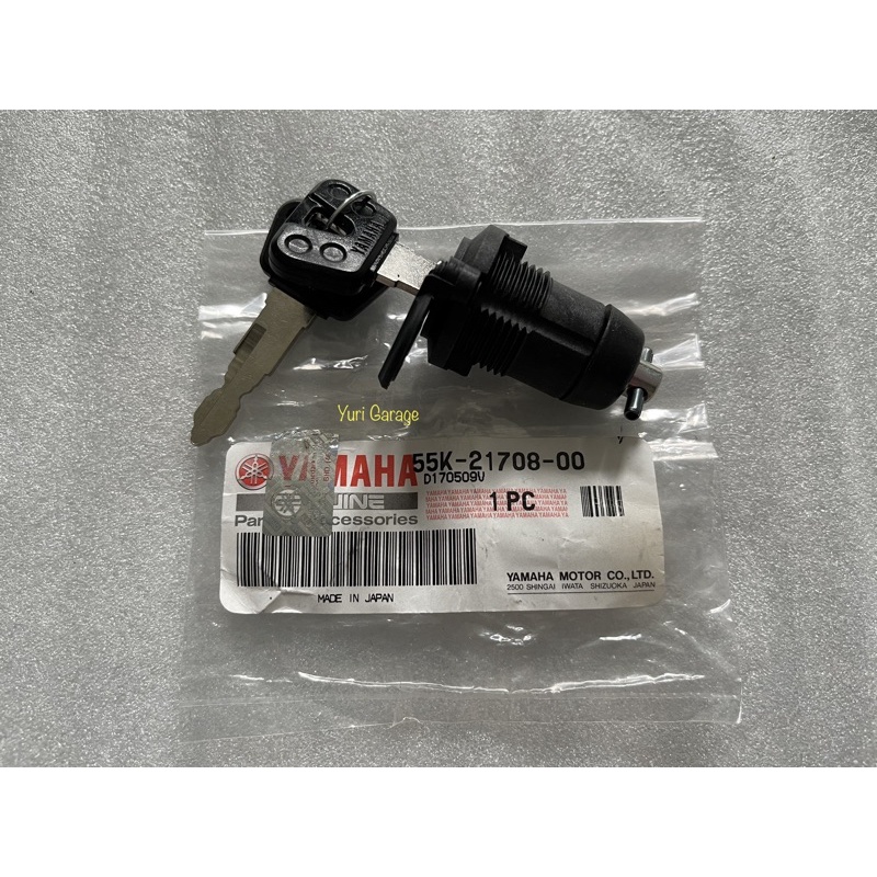 (55K-21708-00) Rxz Mili Boss Side Cover Lock Assy ( Kunci ) Original ...