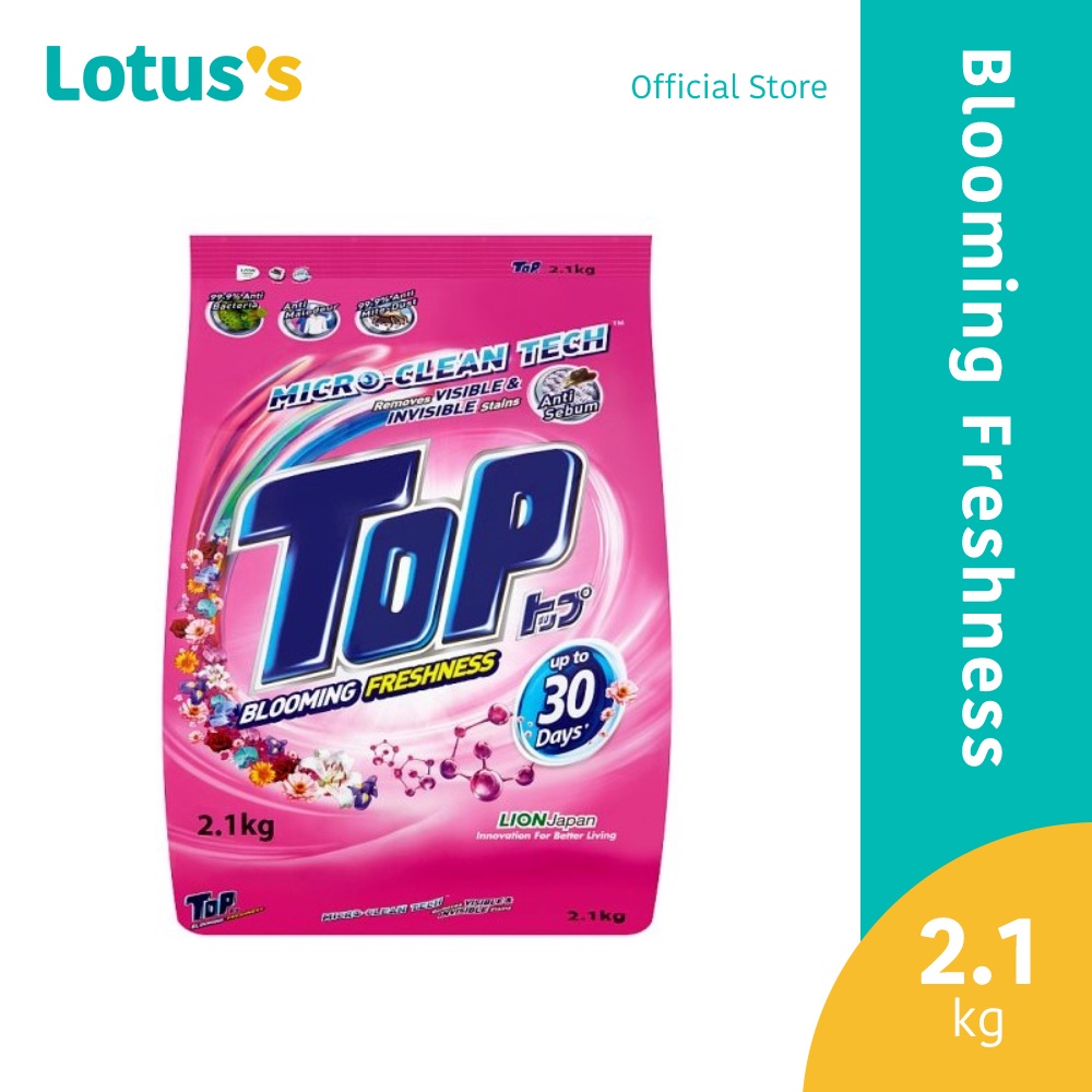 Top Blooming Freshness Micro-Clean Tech Powder Detergent (2.1 kg ...