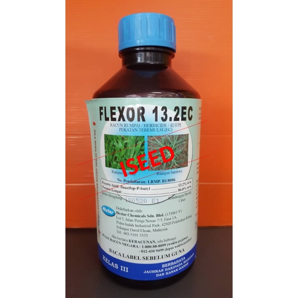 HEXTAR FLEXOR 13.2EC 1 LITER fluazifop-P-butyl 13.2%Racun Rumput Kerbau/Sambau same as Syngenta ...