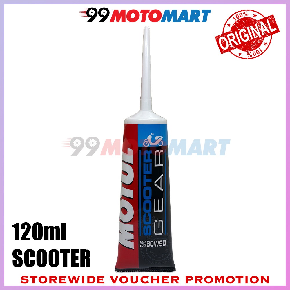 MOTUL SCOOTER 4T 10W40 SAE API SL 1L Minyak Hitanm Skuter Engine Oil ...