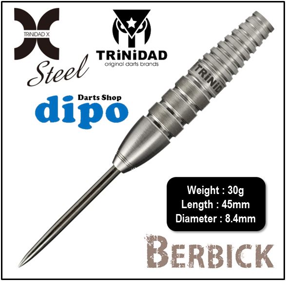 TRiNiDAD Steel Darts - X Model Berbick 30g | Shopee Malaysia