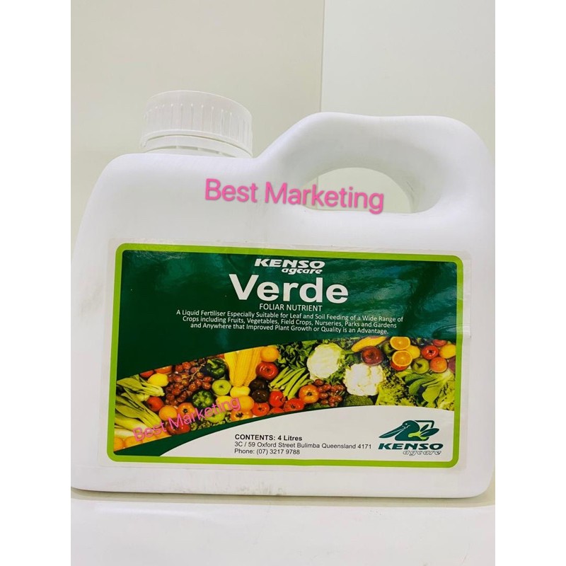 4LIT BAJA FOLIAR VERDE KENSO 11/8/6 / sama dengan Bayfolan | Shopee ...