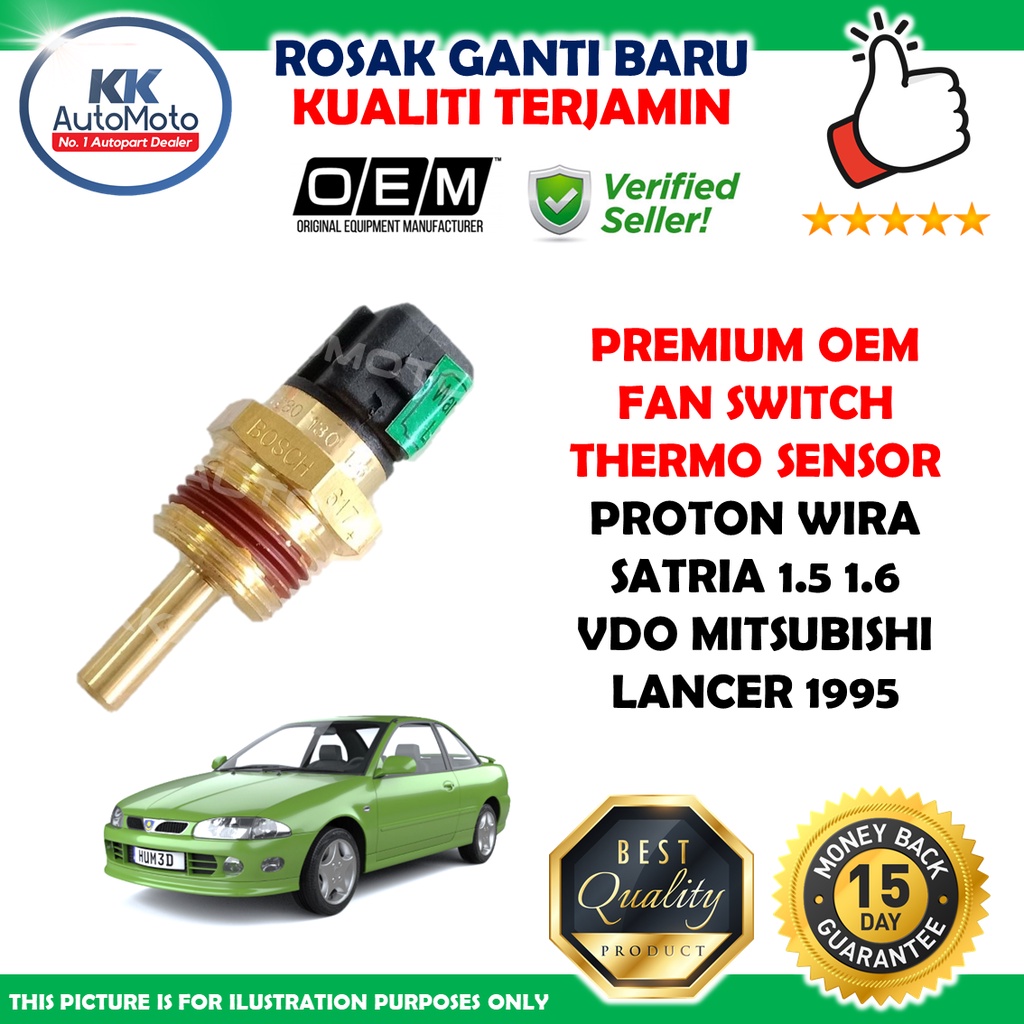 Proton Wira Satria 1.5 1.6 VDO Mitsubishi Lancer 1995 - Premium OEM Fan ...