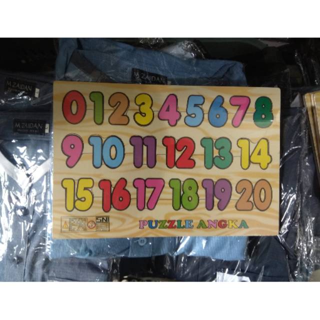 Wooden Number Puzzle | Shopee Malaysia