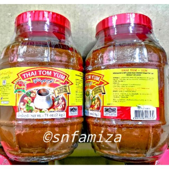 🚛BORONG🚛PES THAI TOM YUM MIX2KG/3KG/2000G/3000G X 6 BOTOL | Shopee Malaysia