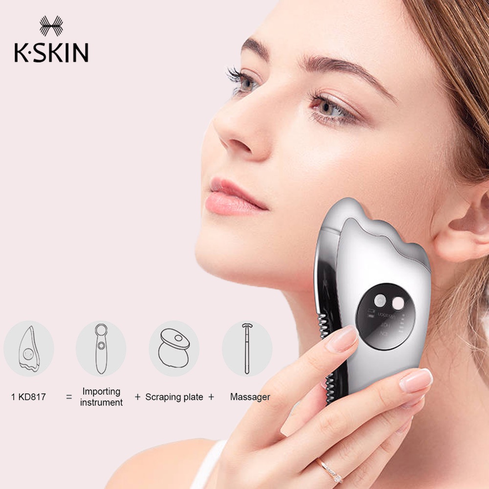 [Ready Stock]K-SKIN Electric Scrapping Face Beauty Tools Microcurrent ...