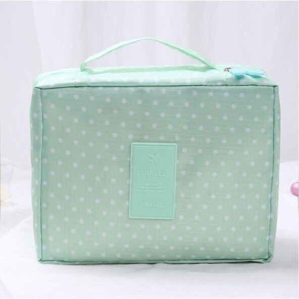 《Mega Deal》Zipper Makeup bag nylon Cosmetic bag Make Up bag kits ...
