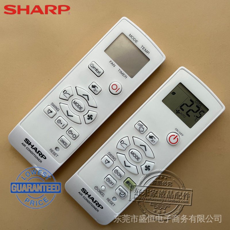 Original SHARP Air Conditioner Remote Control CRMC-A907JBEZ CRMC ...
