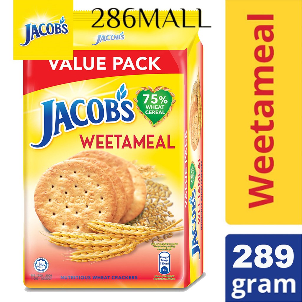 Jacob’s Value Pack Weetameal Wheat Crackers 289g [ 286MALL ] | Shopee ...
