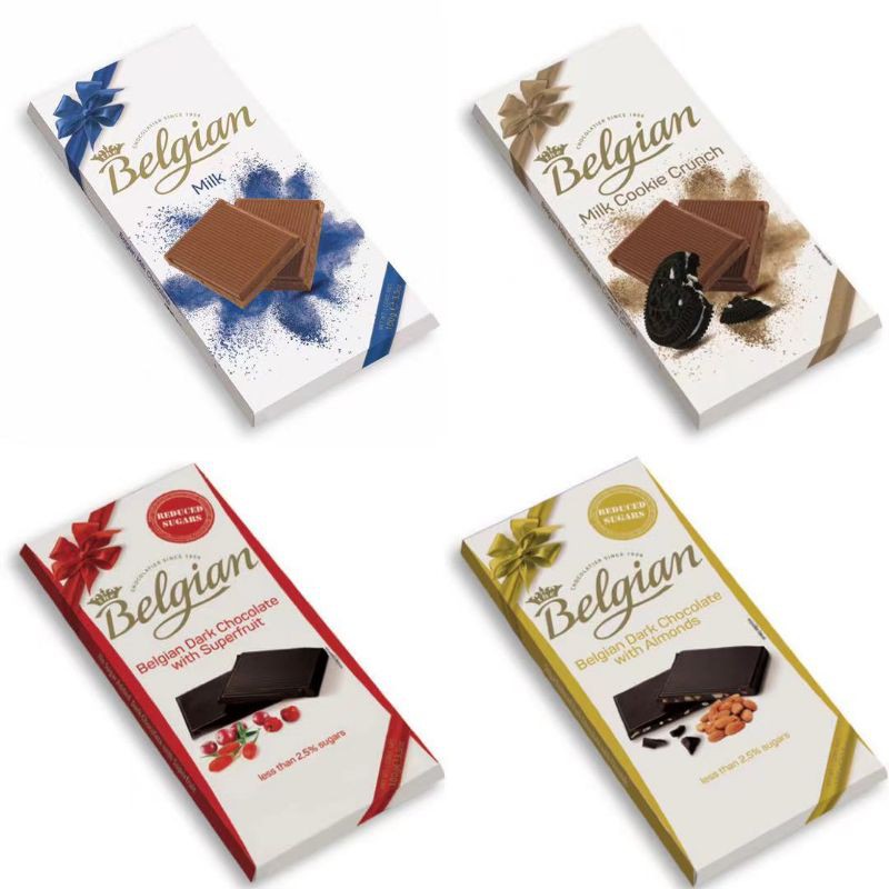 The Belgian Chocolate 100g (10 Flavors) | Shopee Malaysia