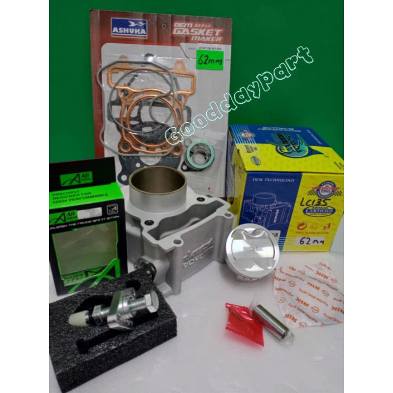 YAMAHA ESPADA 62mm 135LC ll VERSION-2 CERAMIC RACING BLOCK SET V1 V2 V6 LC 135 ESPADA IKK ...